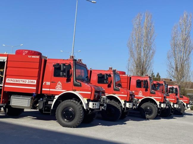 Με οκτώ νέα Πυροσβεστικά οχήματα ενισχύθηκαν οι Υπηρεσίες της ...