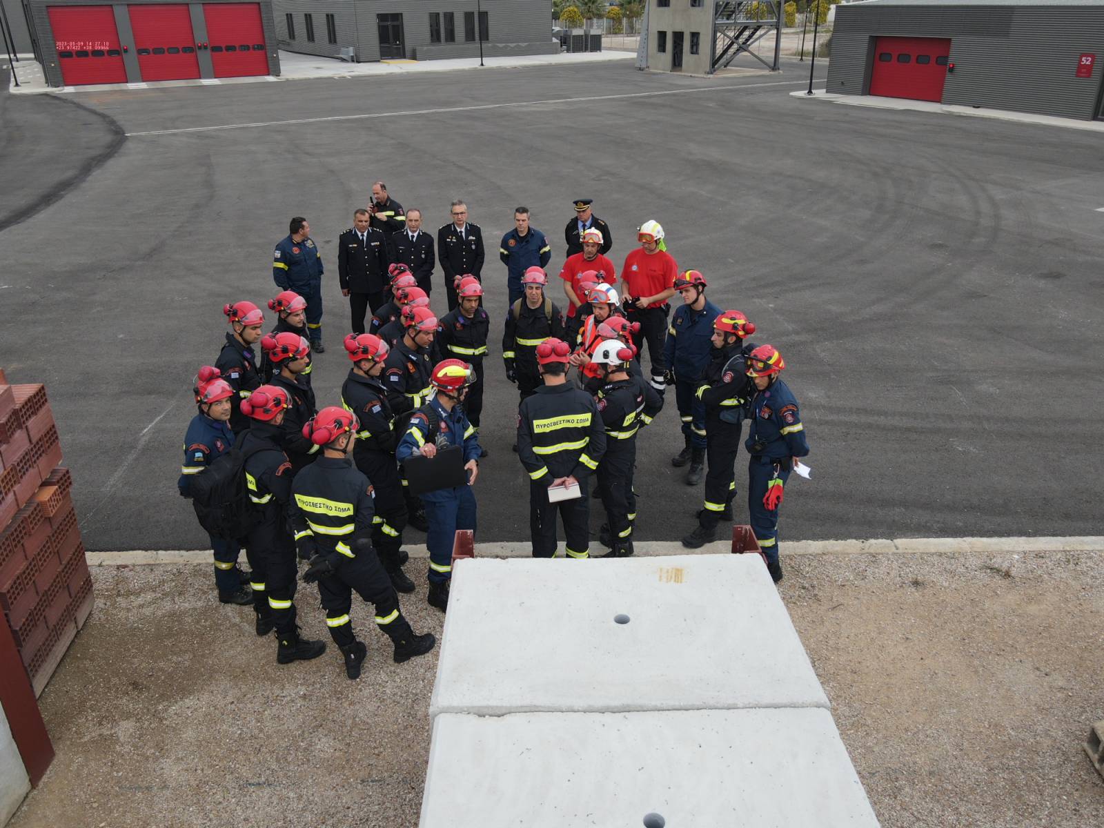 Νέα Μάκρη: Άσκηση σεισμού στο Κέντρο Εκπαίδευσης του Πυροσβεστικού Σώματος - Ίδρυμα Σταύρος ...